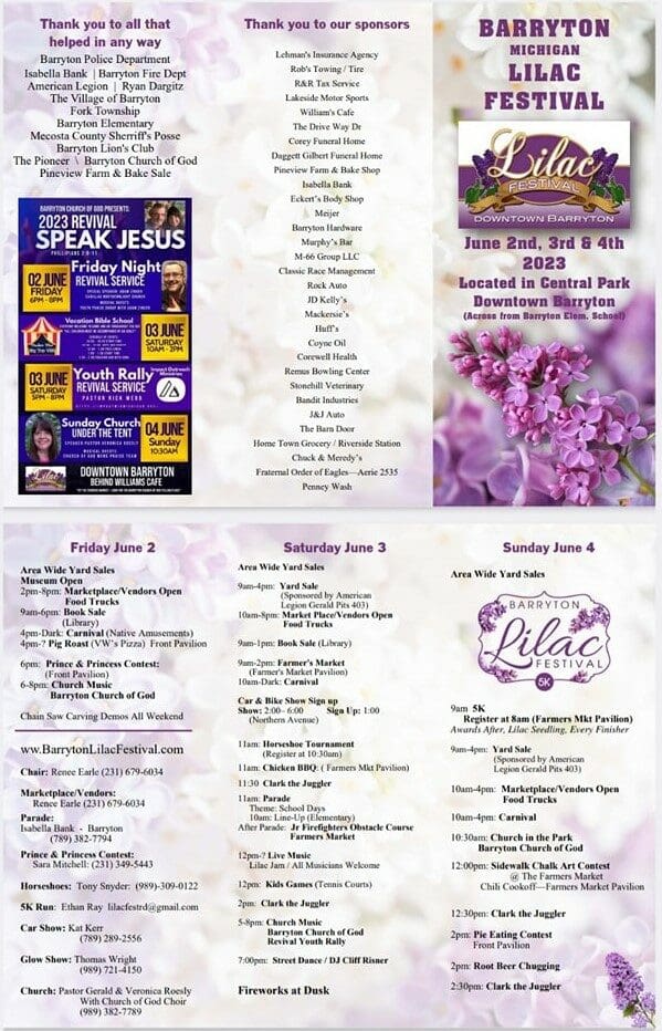 Barryton Lilac Festival